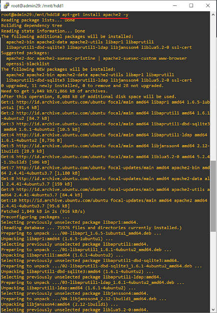 Cara Install dan Konfigurasi Web Server Apache di Ubuntu Server - HONET Cara Install dan Konfigurasi Web Server Apache di Ubuntu Server - HONET
